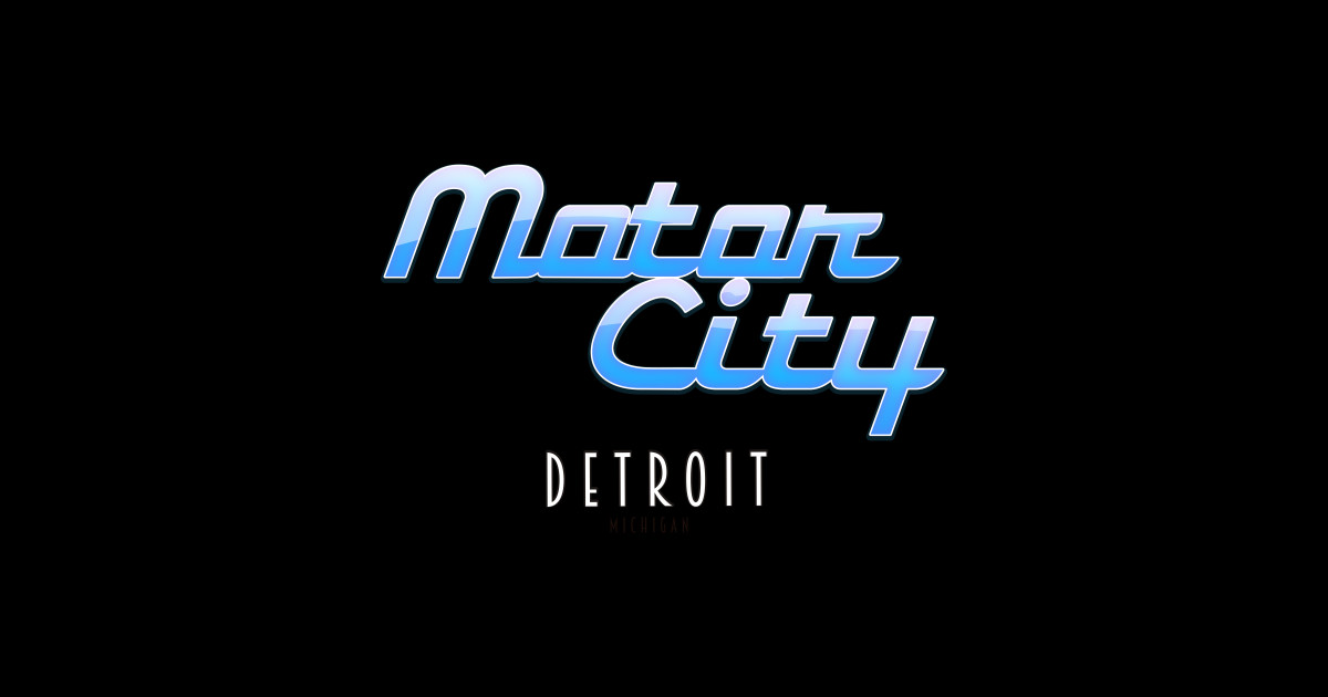 Motor City Detroit Michigan - Motor City Detroit Michigan - Sticker ...
