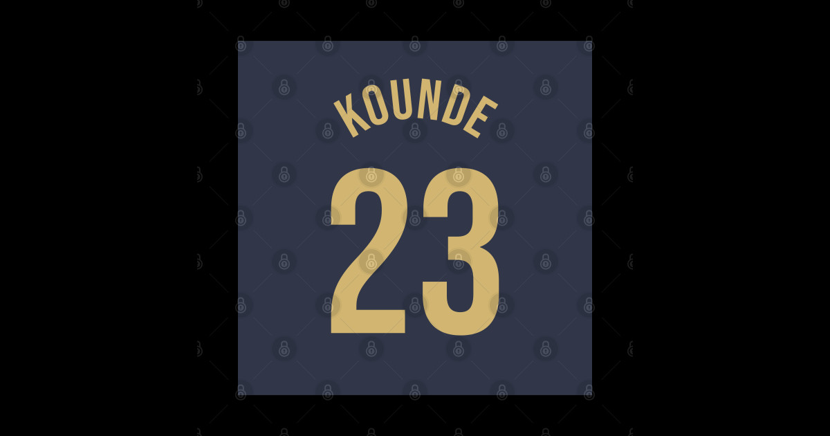 Kounde 23 Home Kit - 22/23 Season - Jules Kounde - Sticker | TeePublic