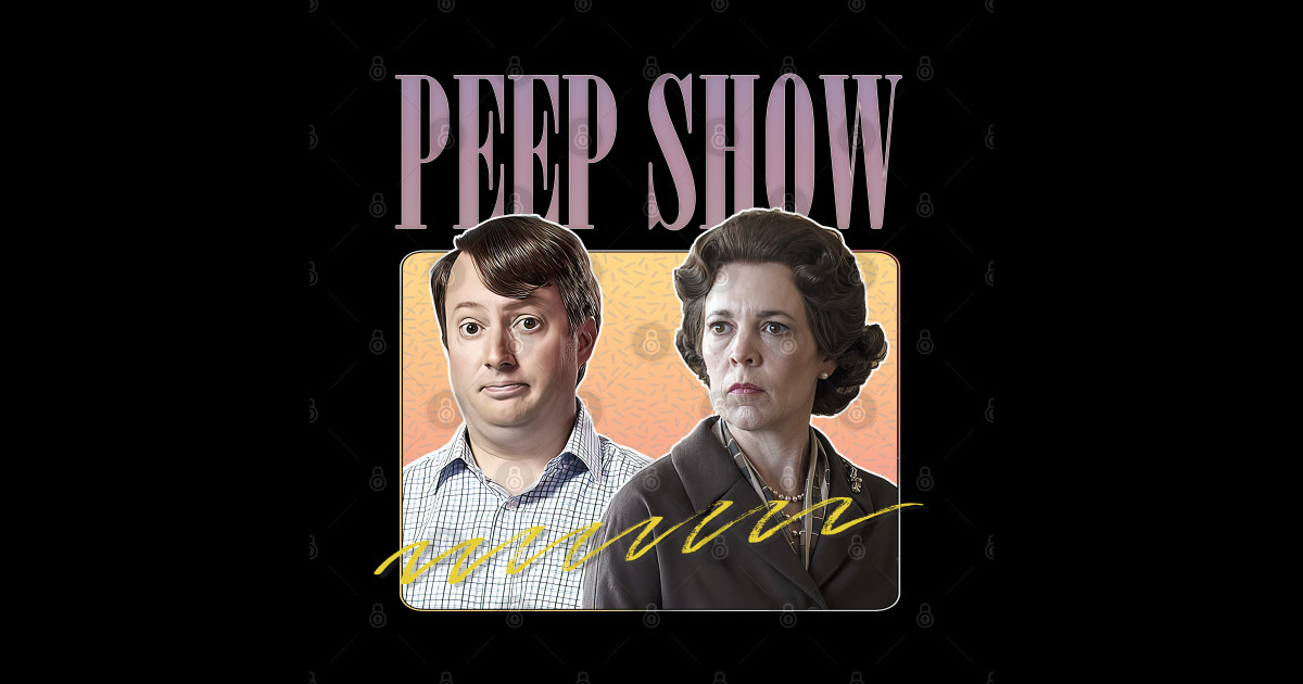 Peep Show Meme - Retro Fan Artwork - Peep Show - Sticker | TeePublic