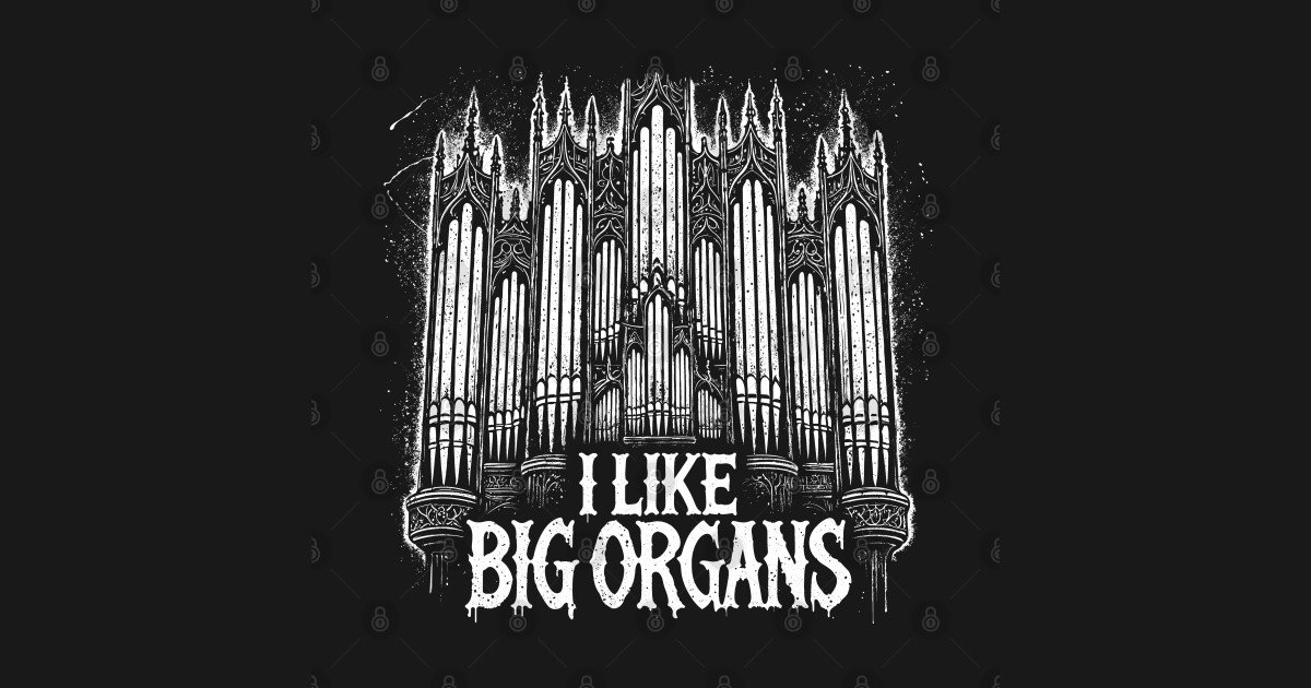 I Like Big Organs - Organs - T-Shirt | TeePublic
