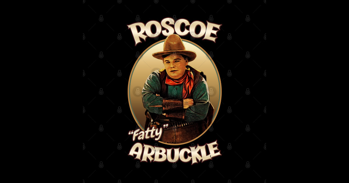Roscoe 'Fatty' Arbuckle Design - Fatty Arbuckle - Sticker | TeePublic