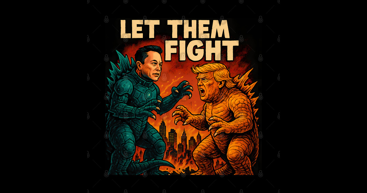 Let Them Fight – Elon Musk vs Donald Trump Monster Battle Parody - Anti ...