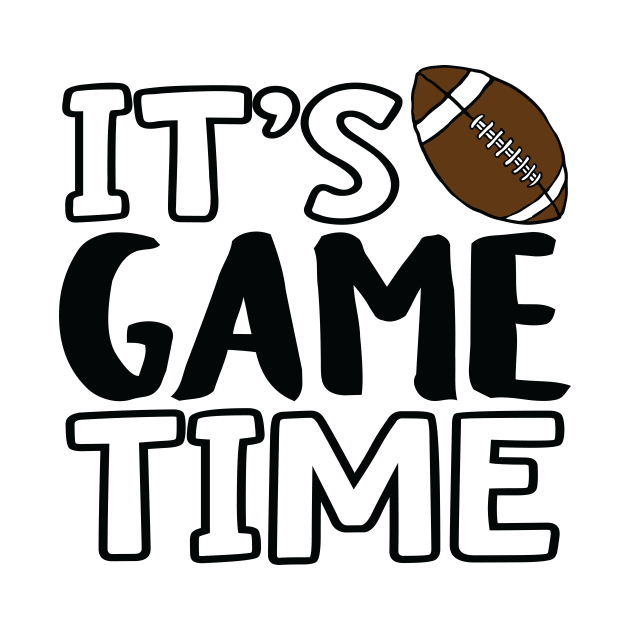 "It's Game Time", Football - Football - Pillow | TeePublic