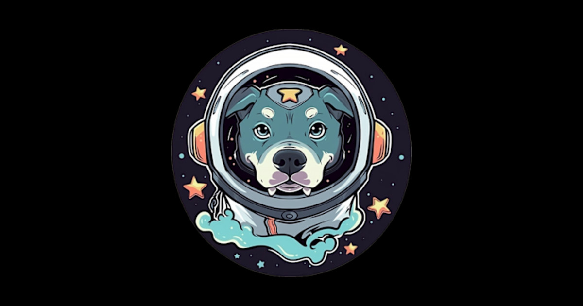 spacedog - Space Dog - Sticker | TeePublic