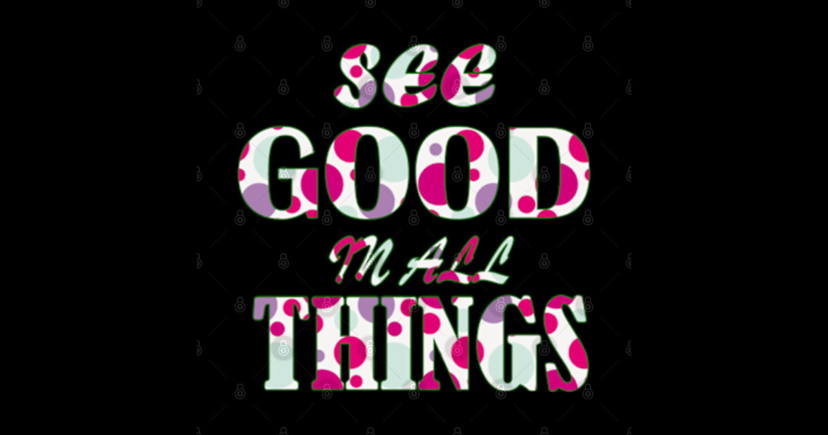 see good in all things - See Good In All Things Yoga Zen - Sticker ...