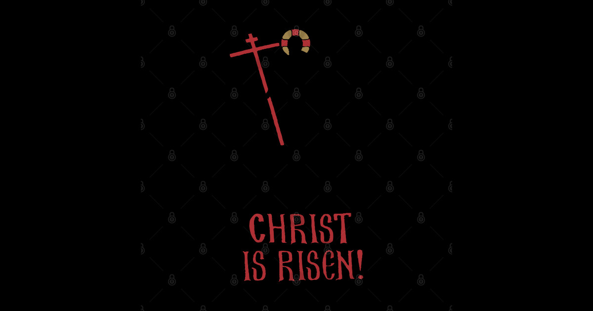 Christ is Risen! - Silhouette - Pascha - Sticker | TeePublic