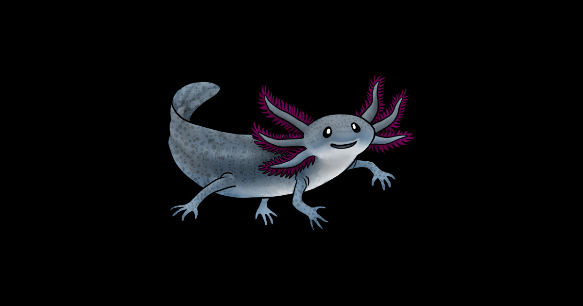 Amphibians - Axolotl - Lavender - Axolotl - Sticker | TeePublic
