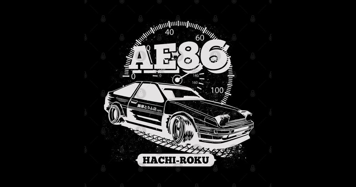 Legendary Hachi Roku AE86 - Ae86 - Sticker | TeePublic