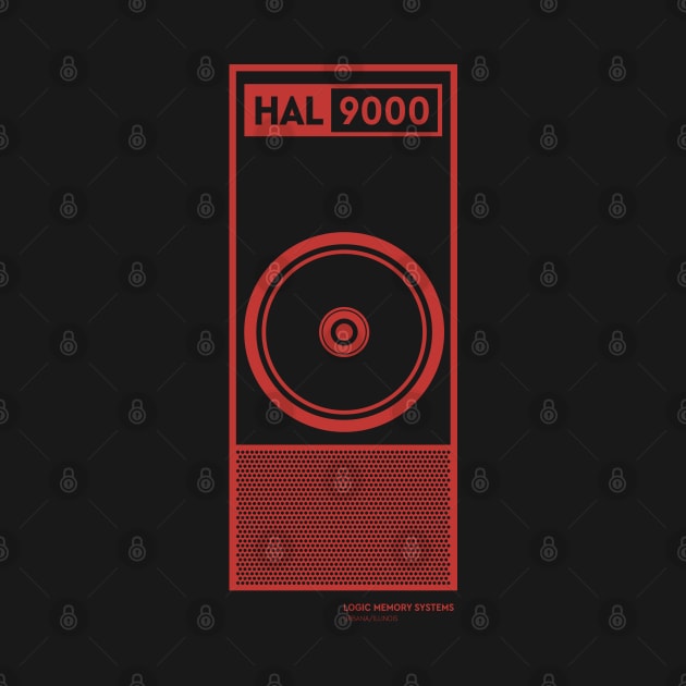 HAL 9000 - 2001 A Space Odyssey v2 - 2001 A Space Odyssey - T-Shirt ...