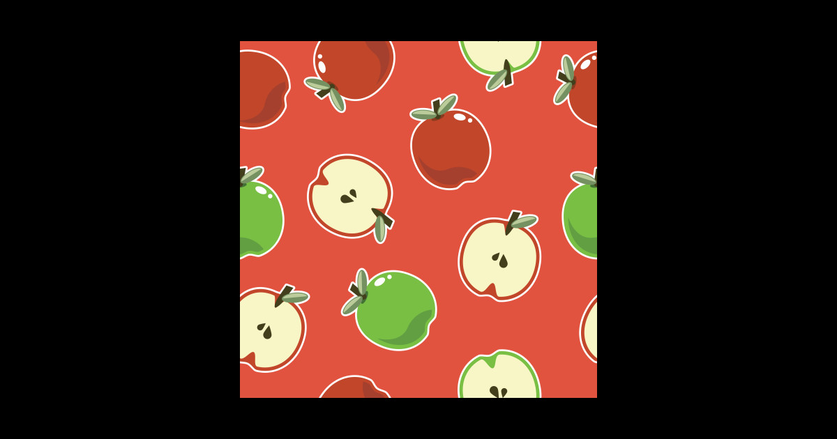 Red and Green Apples - Apple - Posters and Art Prints | TeePublic