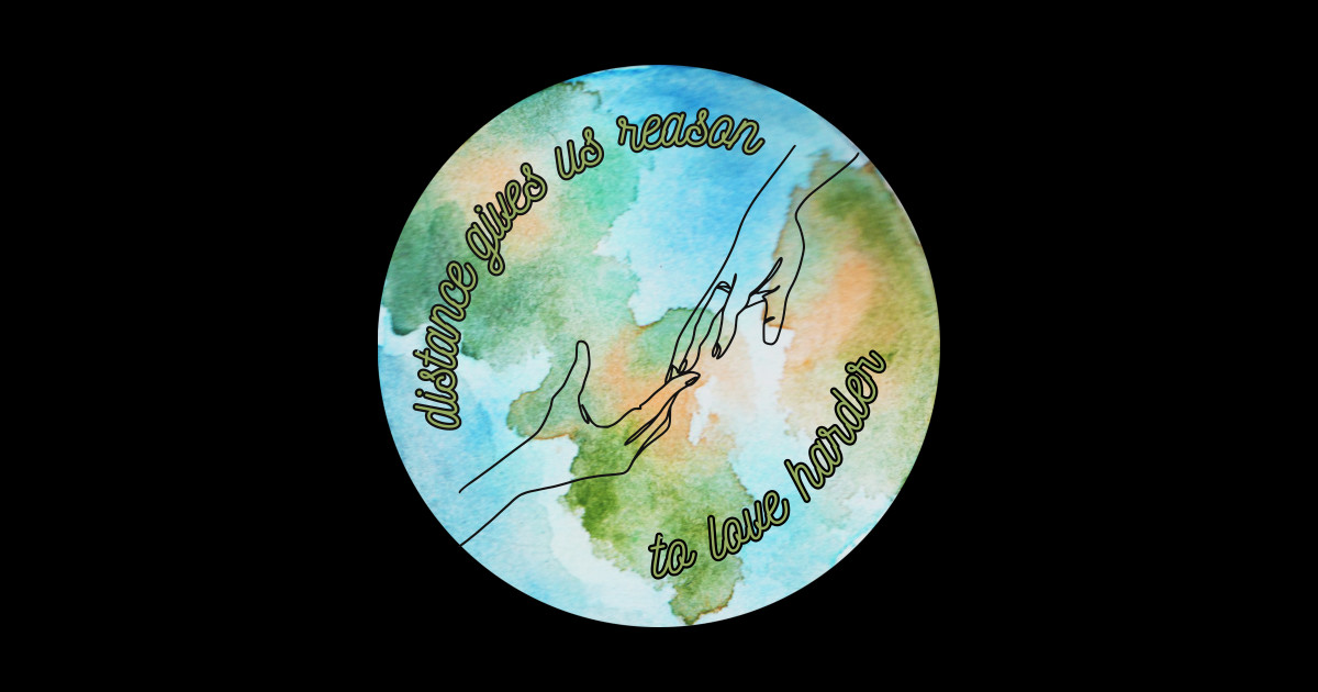 Long Distance Love - Relationship Goals - Sticker | TeePublic