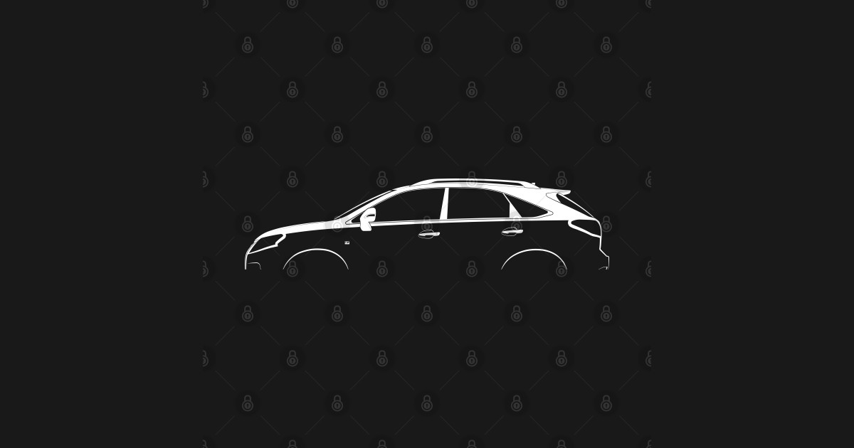 Lexus RX 350 F-Sport (AL10) Silhouette - Lexus Rx - T-Shirt | TeePublic