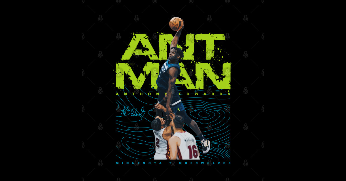 Anthony Edwards - Anthony Edwards Minnesota Timberwolve - Sticker ...