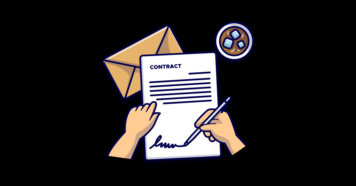 Hand Writng Letter With Envelope Cartoon - Hand Writng Letter With ...