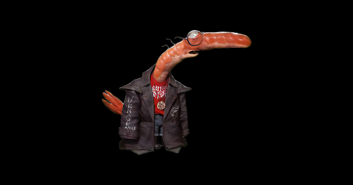 Shrimp - Smiling Friends - Sticker | TeePublic