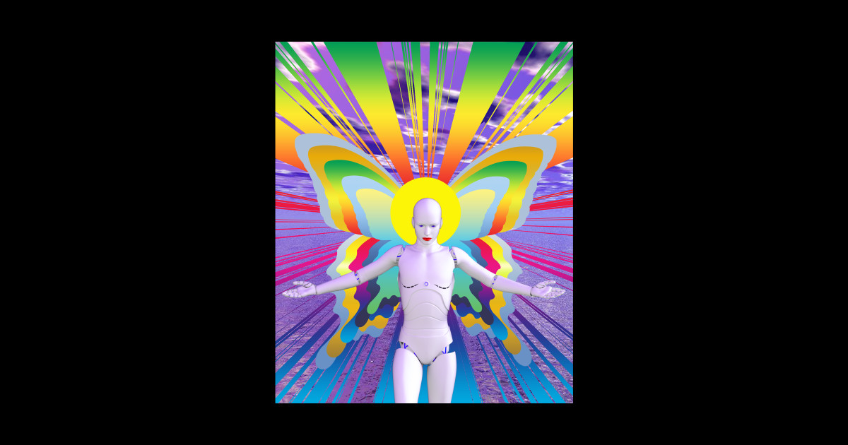 Robot Resurrection - Science Fiction - Sticker | TeePublic