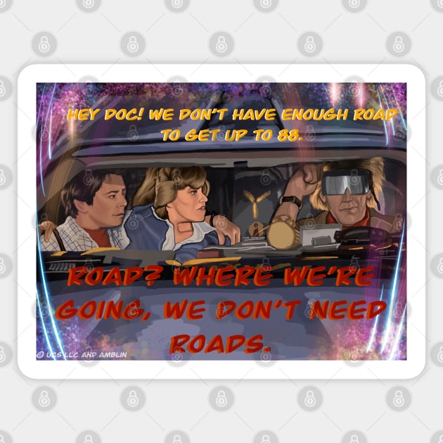 88 Miles Per Hour - Back To The Future - Sticker | TeePublic
