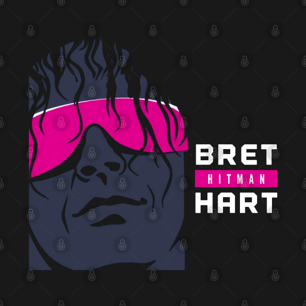 Bret Hitman Hart - Bret Hart - T-Shirt sold by Patent Edwina | SKU ...