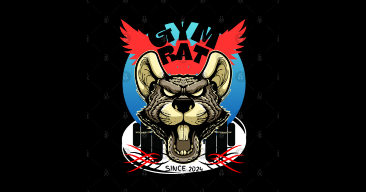 Gym Rat design for newcomers in 2024 Frit-Tees - Gym Rat - Posters and ...