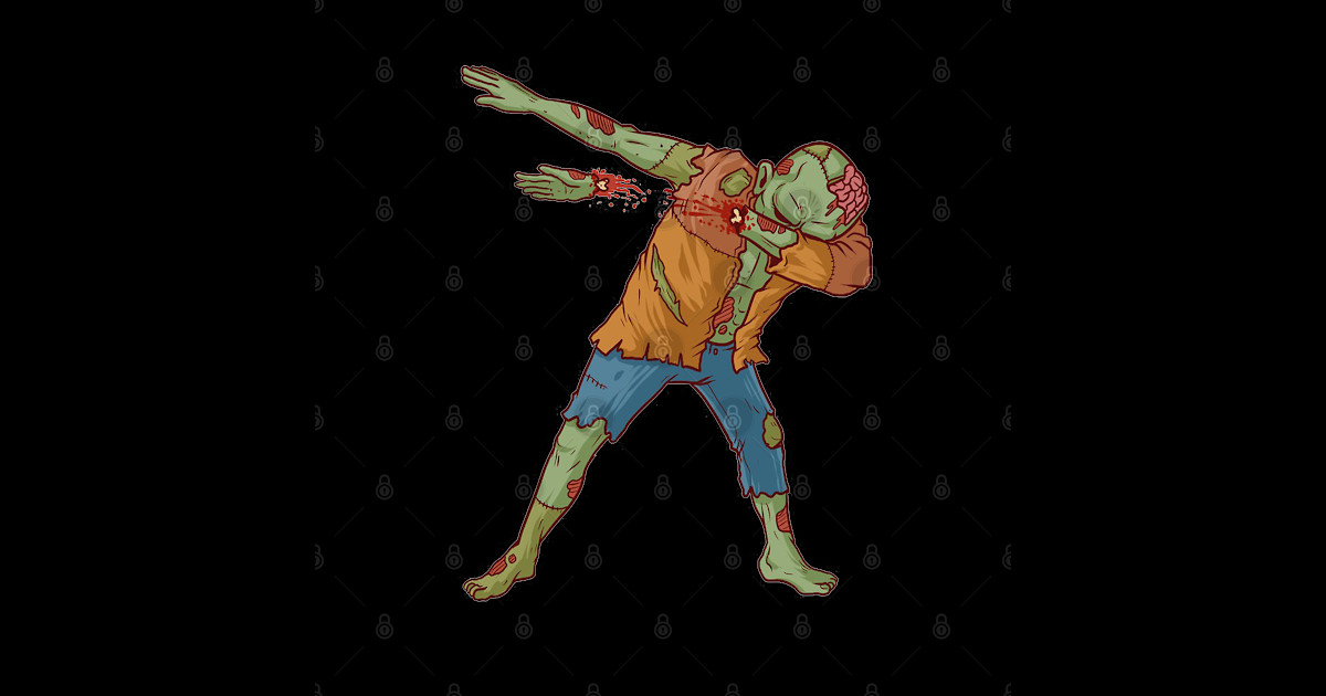 Zombie Dab - Halloween - Sticker | TeePublic