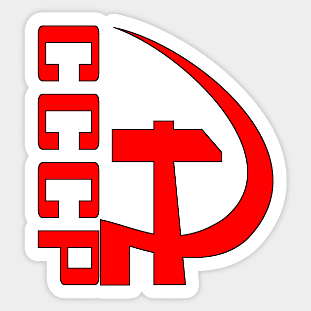 CCCP - Union Of Soviet Socialist Republics - Sticker | TeePublic