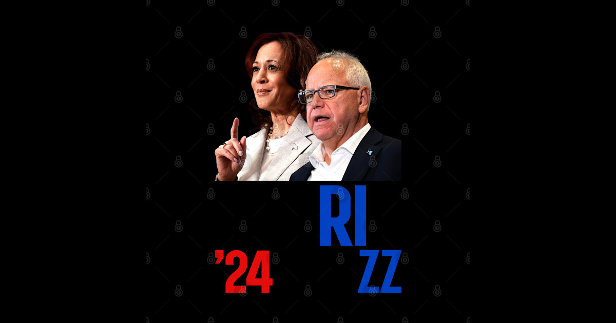 Rizz Kamala Harris Tim Walz Got That Rizz Gen Z Vote '24 - Rizz Kamala ...