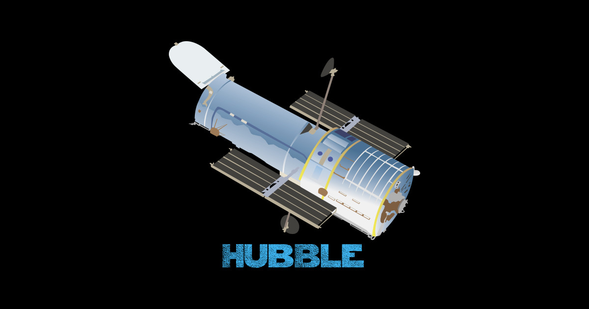 Hubble Space Telescope - Hubble Space Telescope - Sticker | TeePublic