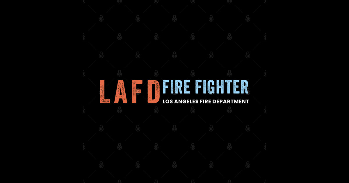 Los Angeles Fire Department - Lafd - Sticker | TeePublic