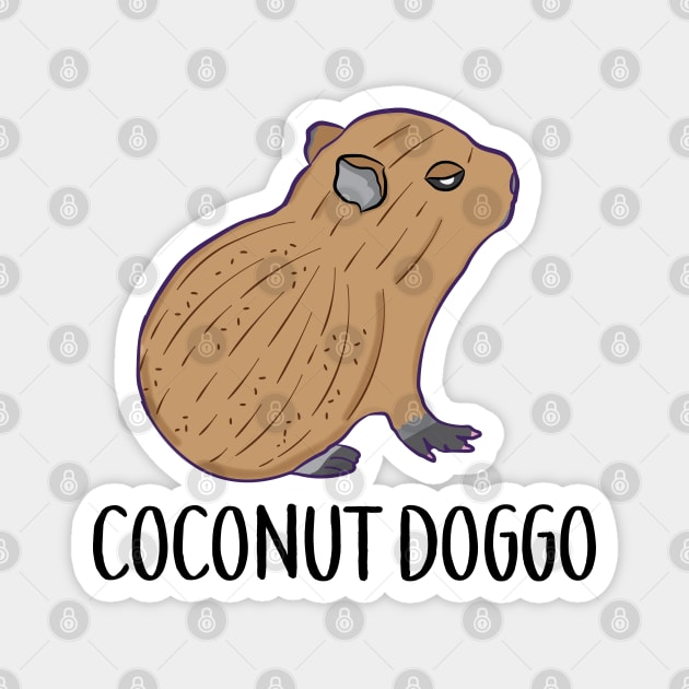 Coconut Doggo Capybara Cute Meme Kawaii Baby Capybara - Capybara ...