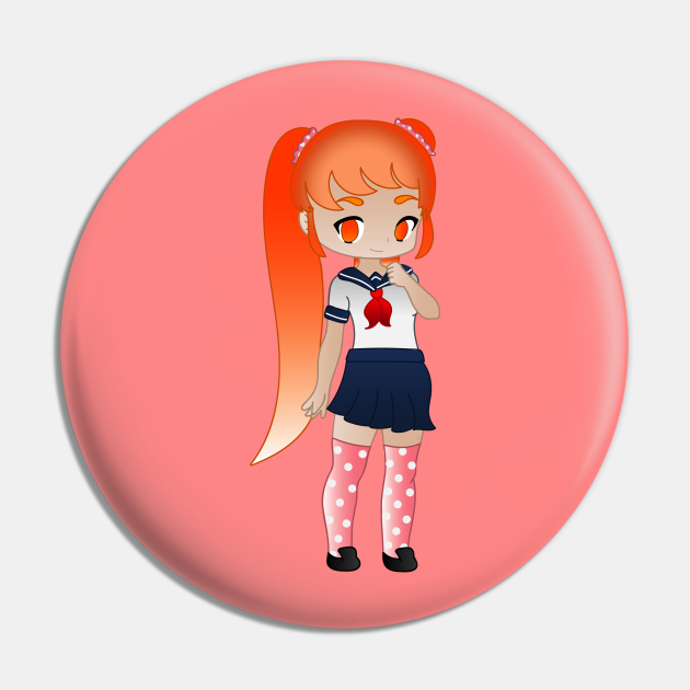 Osana Najimi Chibi - Yandere Simulator - Pin | TeePublic