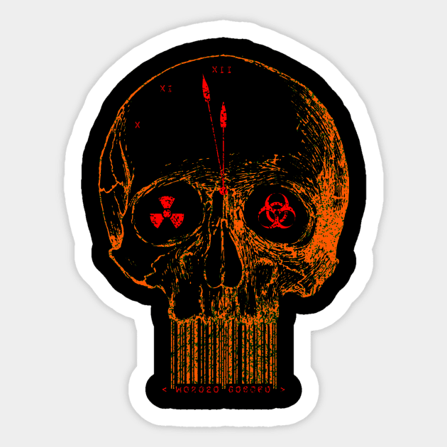 The Face of Doomsday - Doomsday Clock - Sticker | TeePublic