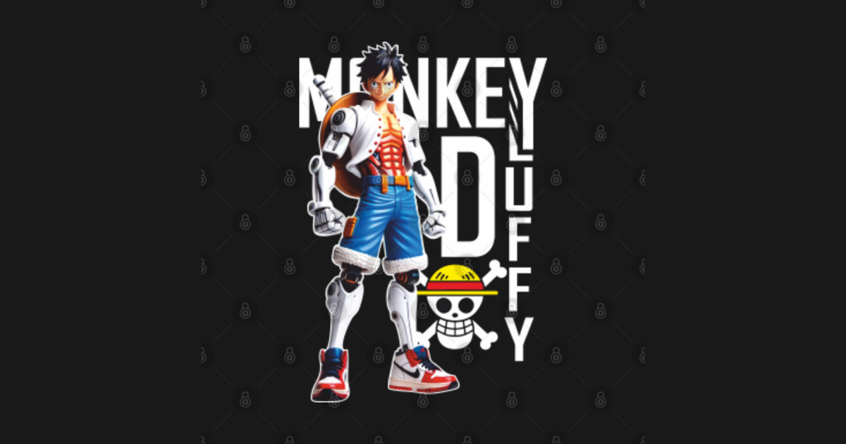 Cyborg Luffy - One Piece - T-Shirt | TeePublic