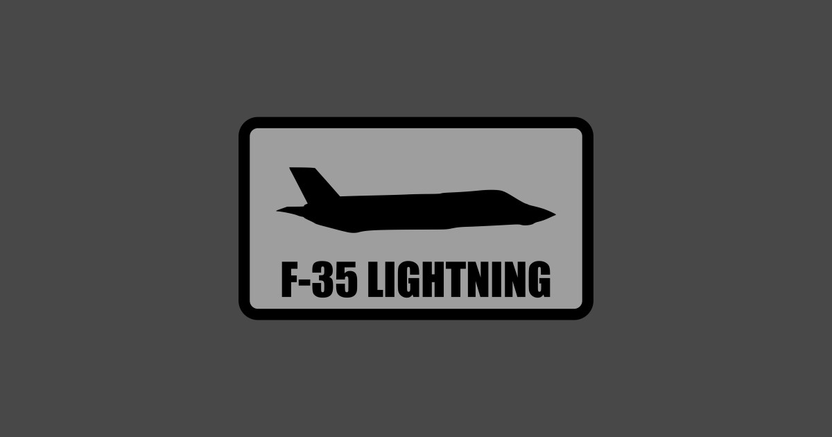 F-35 Lightning II Patch - F35 Lightning Fighter - T-Shirt | TeePublic