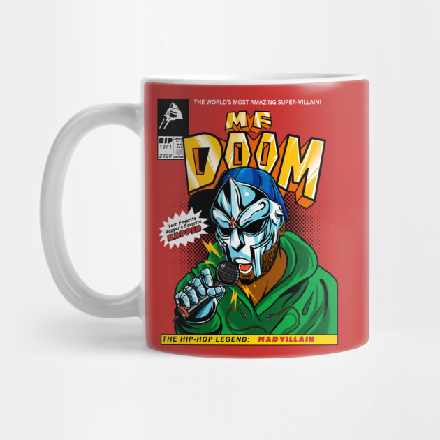MF DOOM Comic cover (Tribute) - Mf Doom - Mug | TeePublic