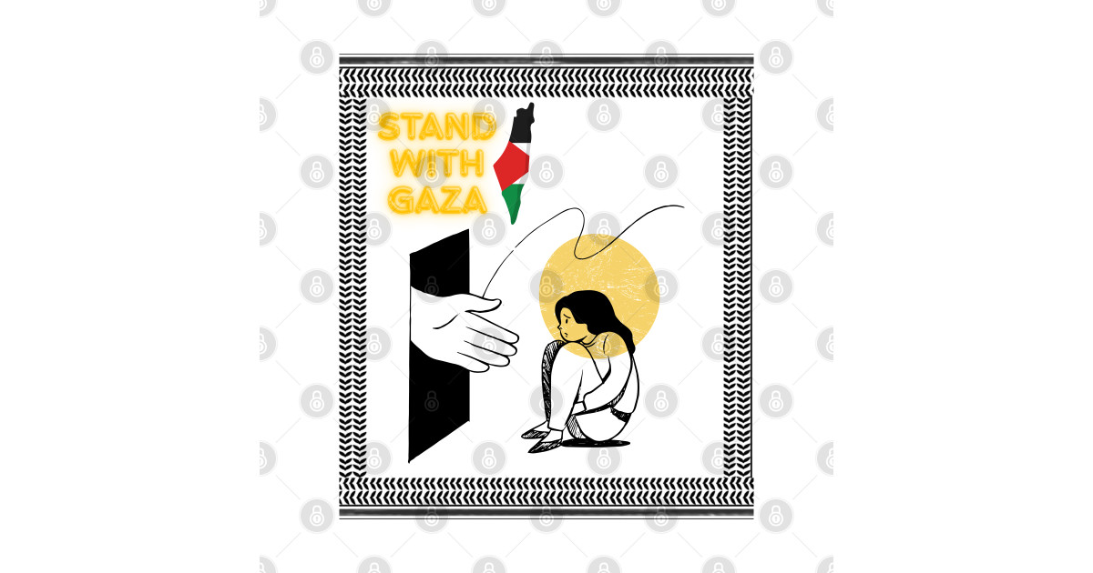 Stand With Gaza - Gaza - T-Shirt | TeePublic