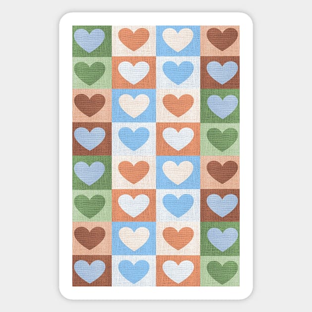 Cute Fabric Texture - Cute Fabric Texture - Sticker | TeePublic