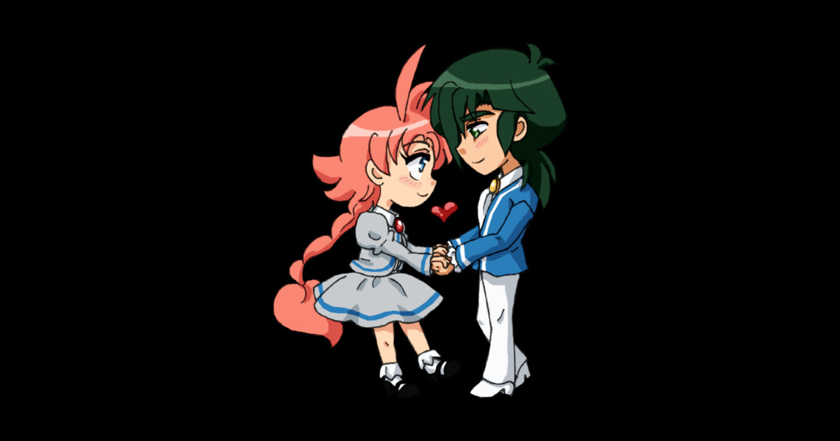 Princess Tutu Fakiru Heart - Couple - Sticker | TeePublic