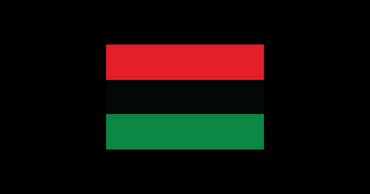 Pan-African flag - Pan African Flag - Sticker | TeePublic