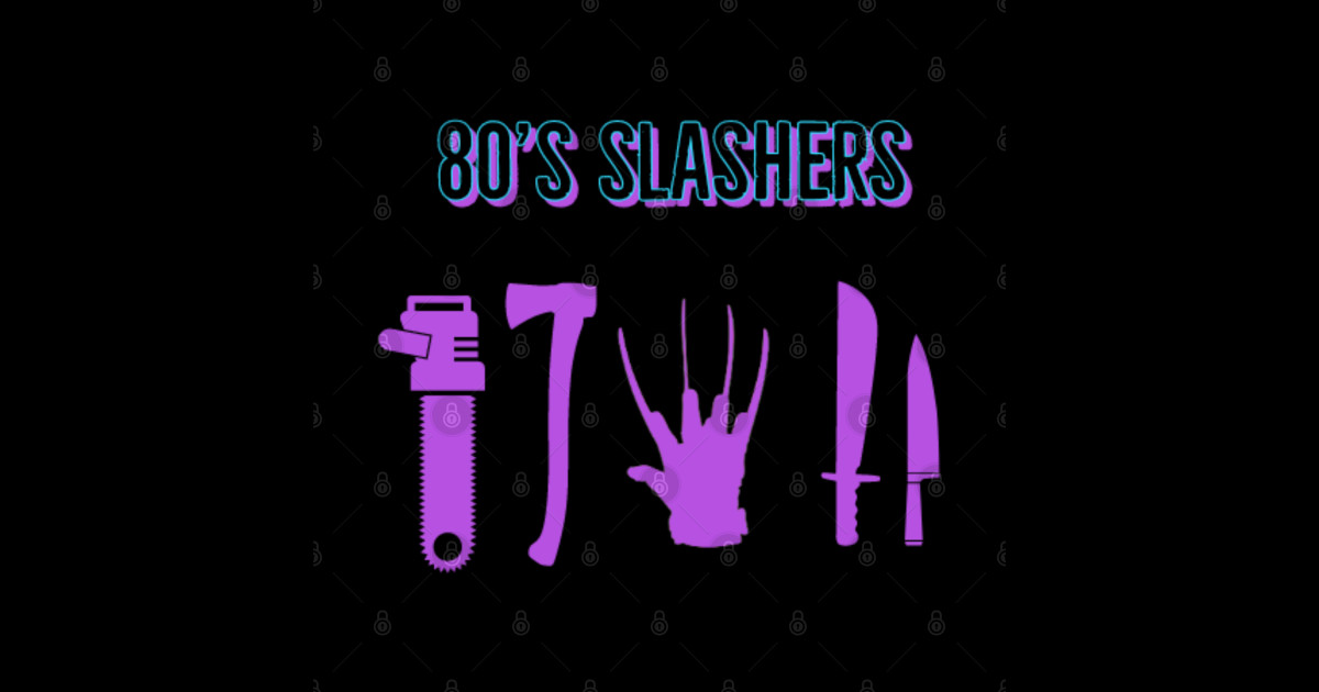80s Slashers - Slasher - Sticker | TeePublic