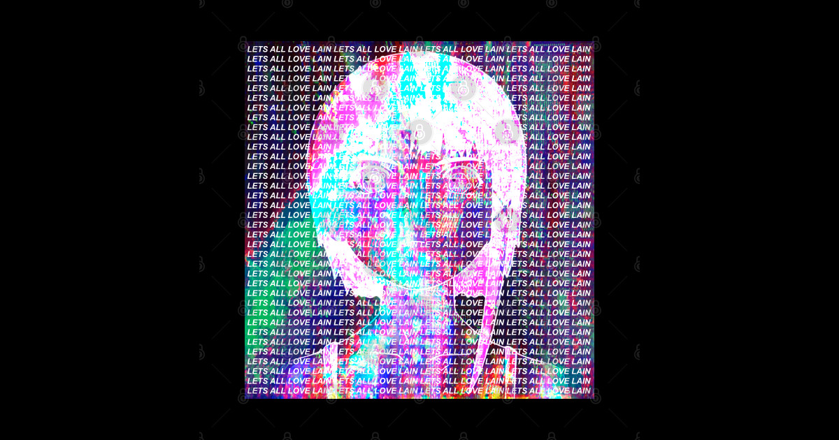 LETS ALL LOVE LAIN GLITCH SAD JAPANESE ANIME AESTHETIC - Serial ...