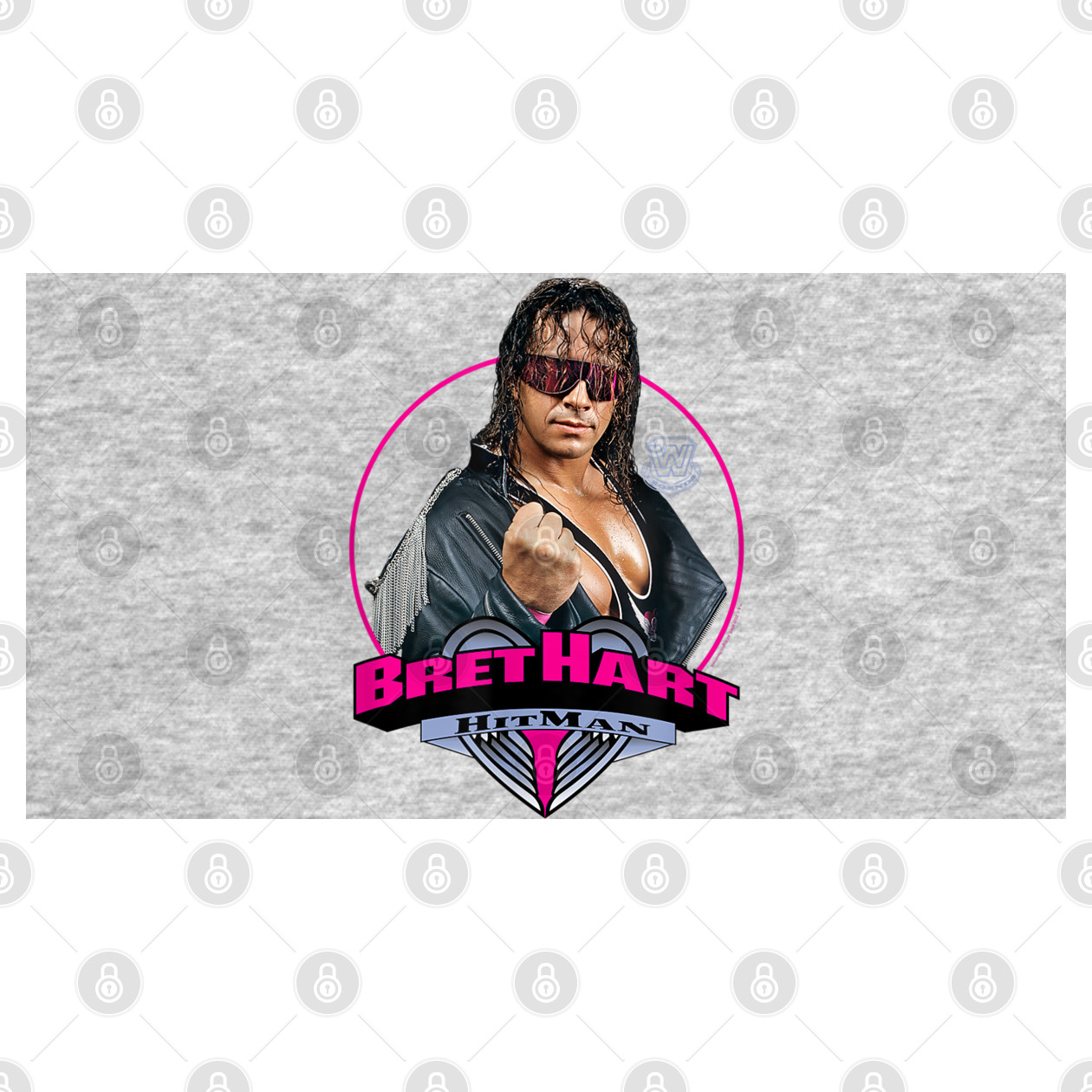 Bret Hart The Hitman Hart - Bret Hart - T-Shirt | TeePublic