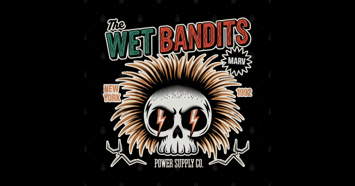 THE WET BANDITS MARV - Wet Bandits - Sticker | TeePublic