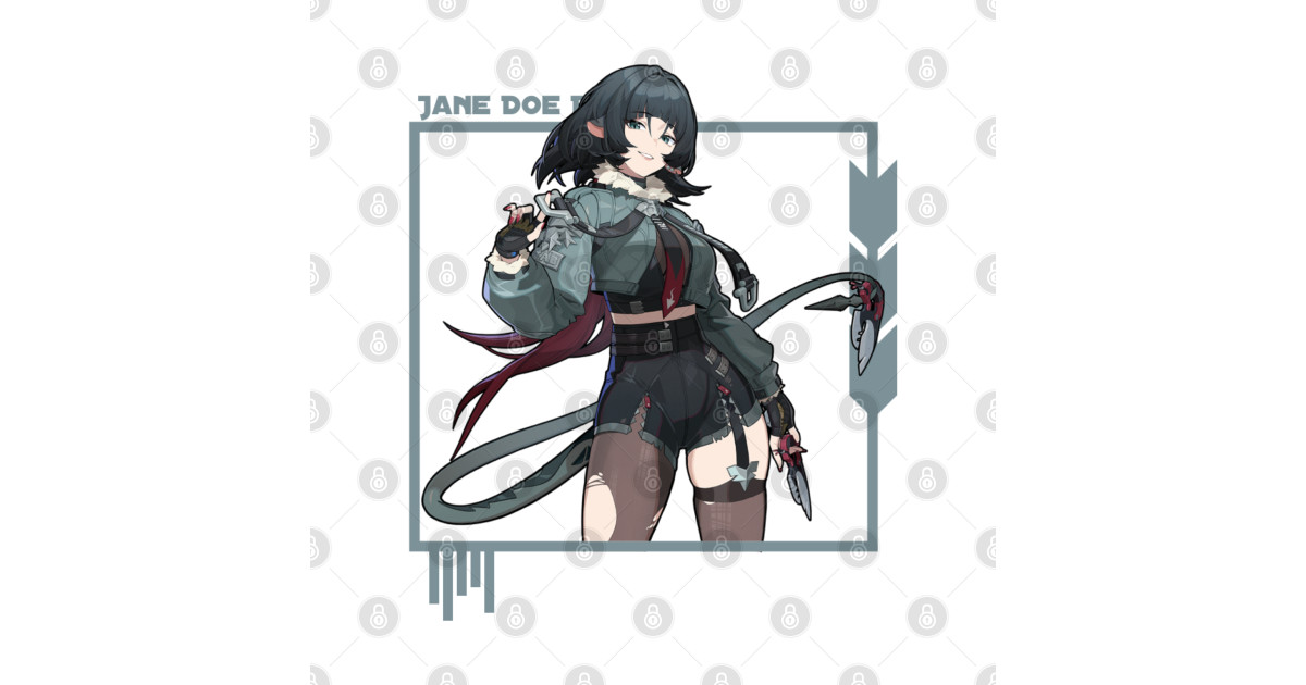 Jane Doe Build (Zenless Zone Zero) - Zenless Zone Zero - T-Shirt ...