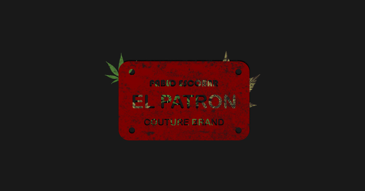 EL PATRON - RED - Pablo Escobar - T-Shirt | TeePublic