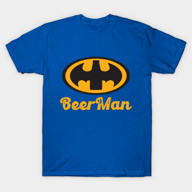 BeerMan - Beer Man - T-Shirt | TeePublic