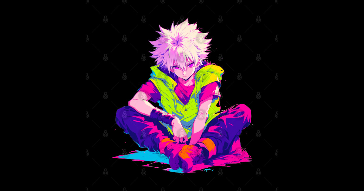 hunter x hunter killua - Hunter X Hunter Killua - Sticker | TeePublic