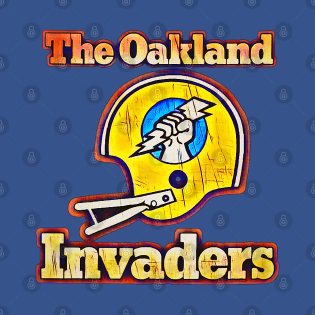 The Oakland Invaders Football - The Oakland Invaders - T-Shirt | TeePublic