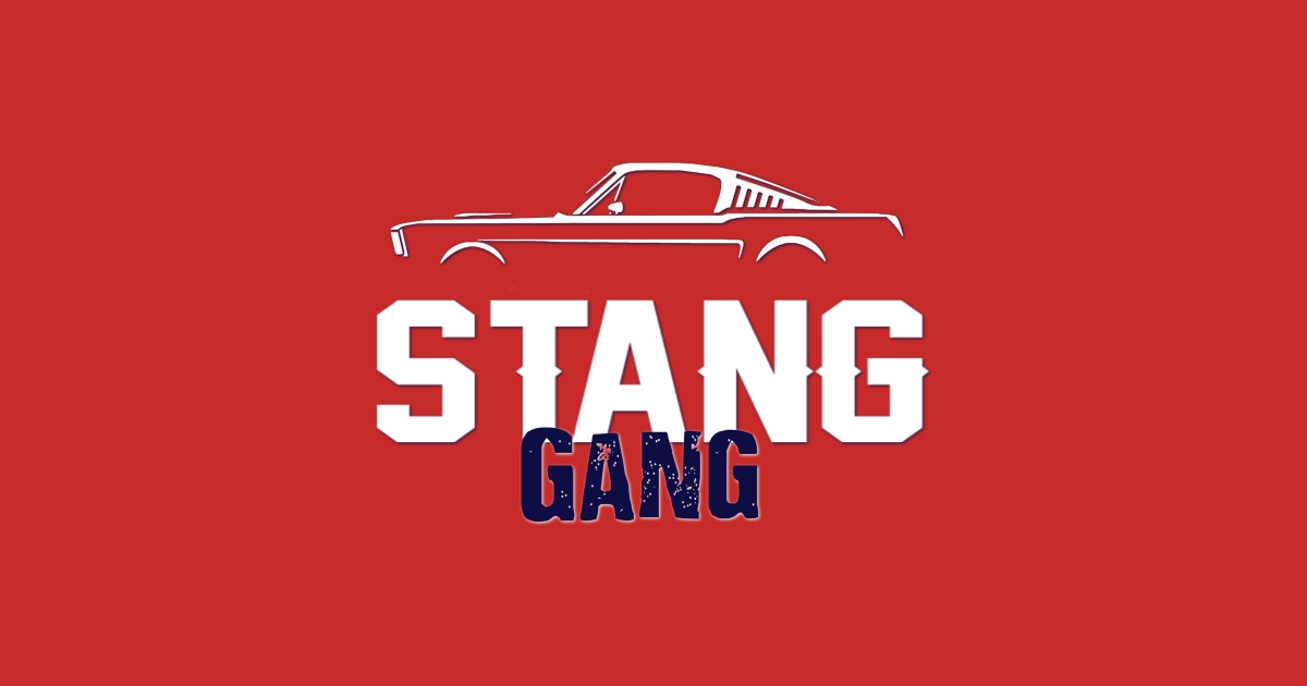 Stang Gang Mustang Car Group - Car - T-Shirt | TeePublic