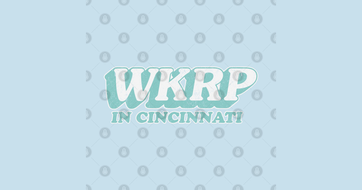 WKRP in Cincinnati - vintage logo - Wkrp - T-Shirt | TeePublic