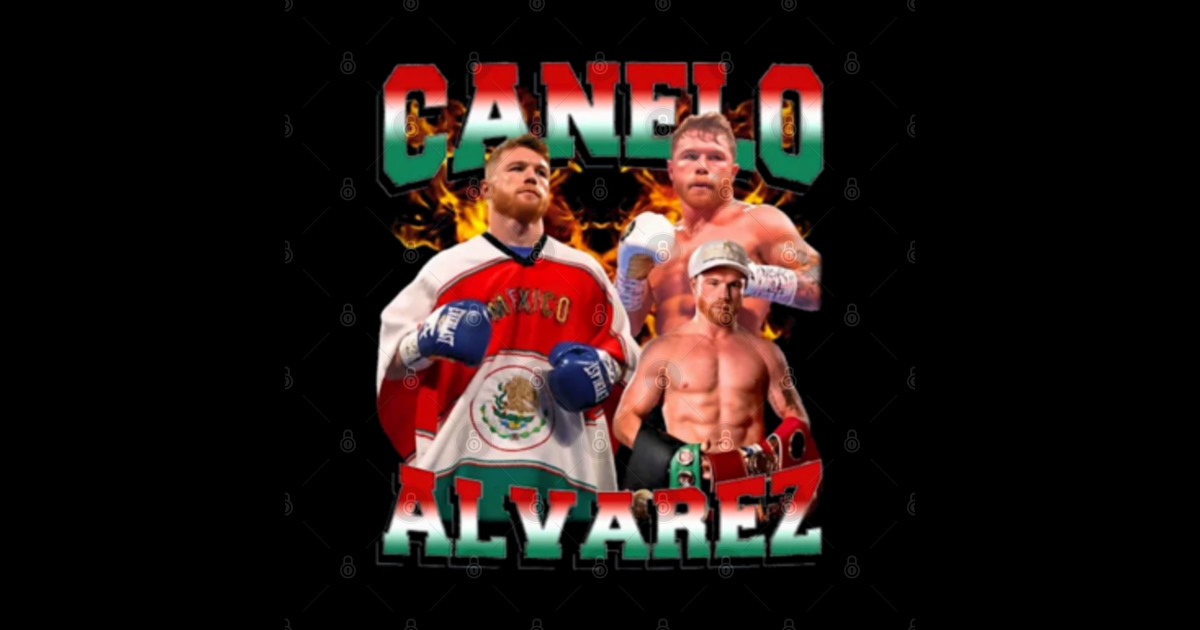 Canelo Alvarez Retro Collage By Mclelun - Canelo Alvarez - Posters and ...